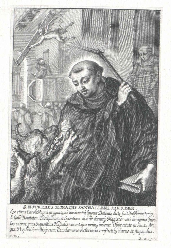 Beato Notker, o gago (7 de abril): um grande esforço, em qualquer ...